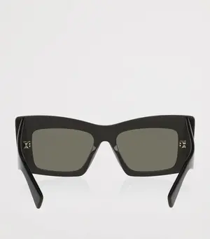 Gucci Acetate Butterfly Sunglasses - Black