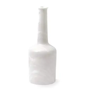 POLSPOTTEN Marble Heritage Candle Holder - White