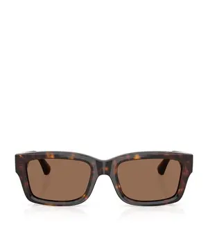Burberry Acetate Square Sunglasses - Brown
