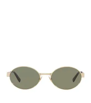 Saint Laurent Metal Sl 692 Sunglasses - Gold