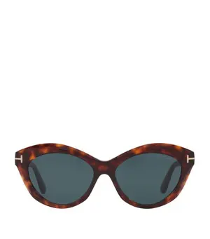 TOM FORD Acetate Toni Sunglasses - Red