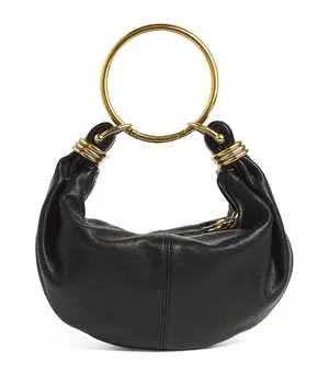 Chloé Small Leather Top Handle Bag - Black