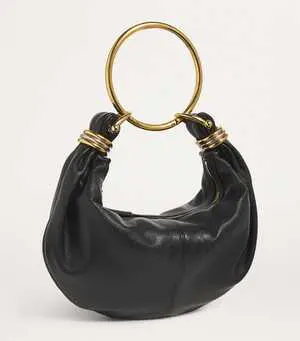 Chloé Small Leather Top Handle Bag - Black
