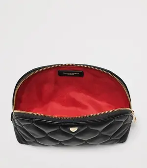 ASPINAL OF LONDON Small Cosmetic Case - Black