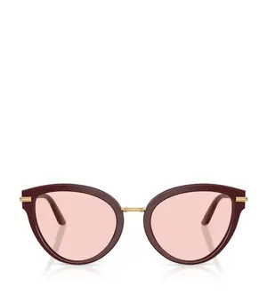 Dolce & Gabbana Butterfly Sunglasses - Red