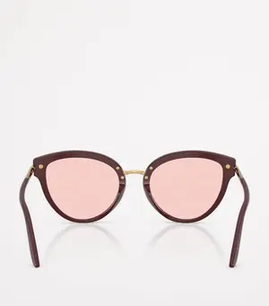 Dolce & Gabbana Butterfly Acetate Sunglasses