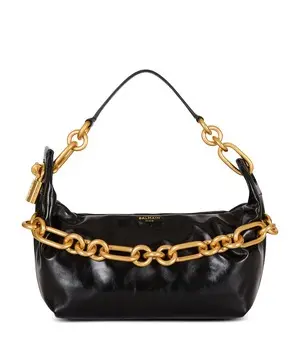 Balmain Gold Tone Shoulder Bags