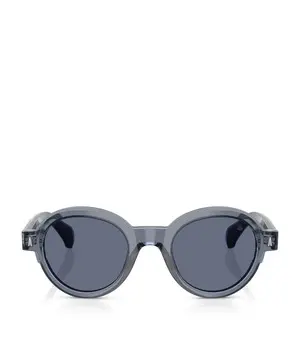Moncler Acetate Rondosa Me6003 Sunglasses - Blue