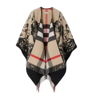 Burberry Wool Reversible Cape