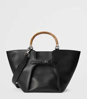 Ralph Lauren Leather Tote - Black