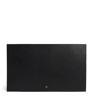 Harrods Leather Desk Mat - Black