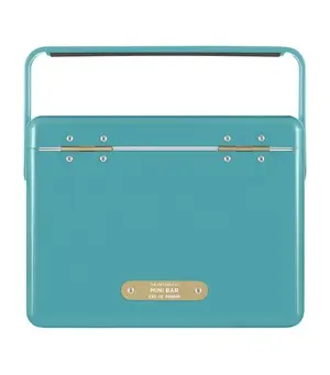 FIELDBAR Mini Bar Cooler Box With Leather Sling - Blue