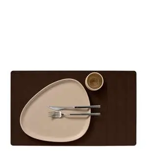 LIND DNA Large Square Corduroy Placemat - Brown