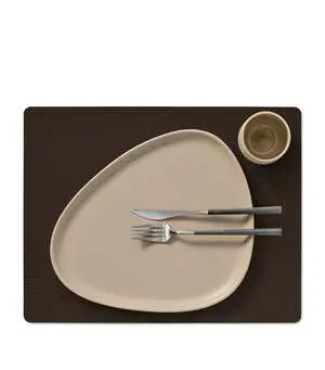 LIND DNA Large Square Corduroy Placemat - Brown