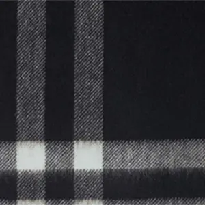 Burberry Cashmere Check Scarf - Black
