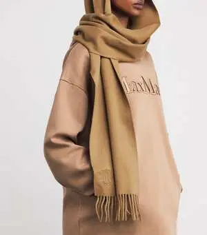 Max Mara Cashmere Scarf - Beige