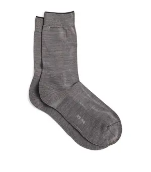 Falke Wool-lyocell Climawool Socks - Grey