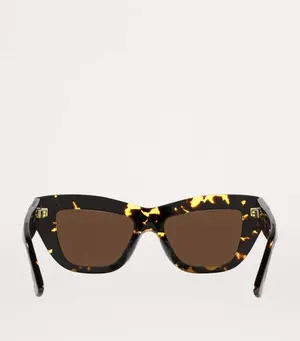 Bottega Veneta Acetate Sunglasses - Brown
