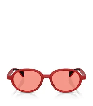 Moncler Injected Caprice Me8006 Sunglasses - Red