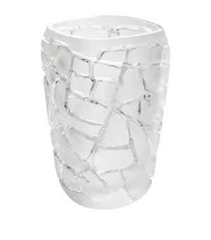 Lalique Crystal Magnitude Vase - Clear