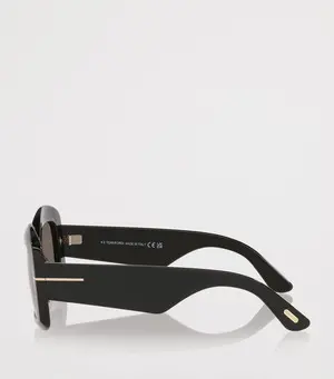 TOM FORD Acetate Venetia Sunglasses - Black