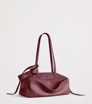 Balenciaga Small Leather Carrie Bowling Top-handle Bag - Red