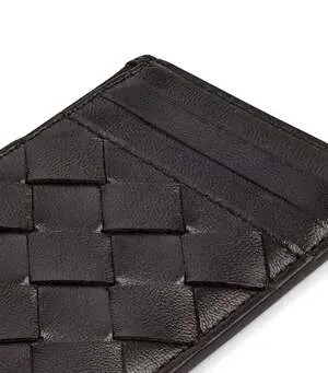 Bottega Veneta Leather Zipped Card Holder