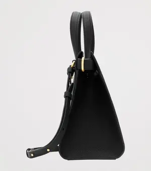 Burberry Small Calfskin Cotswolds Tote Bag - Black