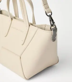 Brunello Cucinelli Bc Duo Mini Tote Bag - Ivory