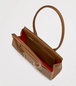 CHRISTIAN LOUBOUTIN Venus Leather Baguette Bag - Brown