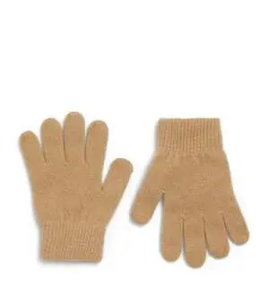 YVES SALOMON Cashmere Gloves - Brown