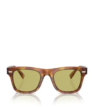 Brunello Cucinelli Acetate Bc4002s Sunglasses - Brown