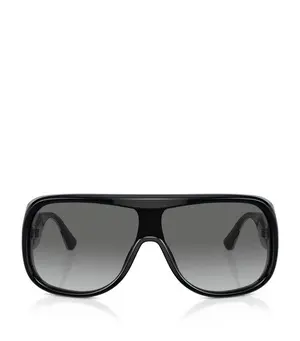 FERRARI Acetate Sunglasses - Black