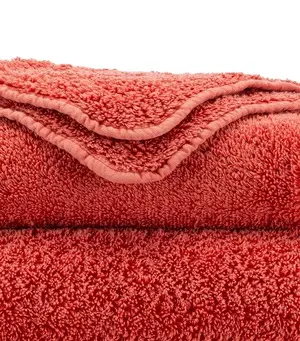 ABYSS & HABIDECOR Egyptian Cotton Superpile Bath Sheet - Red