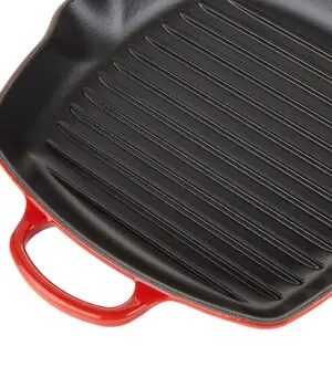 LE CREUSET Cast Iron Square Grillit - Red