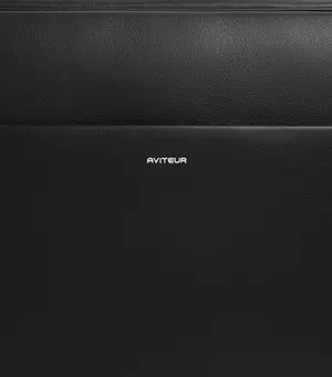 AVITEUR Leather Trolley-sleeve Laptop Case