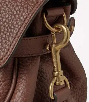 Mulberry Leather Alexa Crossbody Bag - Brown
