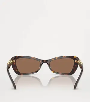 SWAROVSKI Acetate Sk6033 Sunglasses - Brown