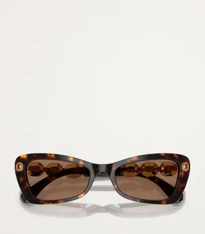 SWAROVSKI Acetate Sk6033 Sunglasses - Brown