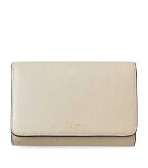 Mulberry Leather Medium Continental Wallet - White