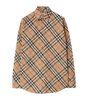 Burberry Straight Hem Shirts For Women