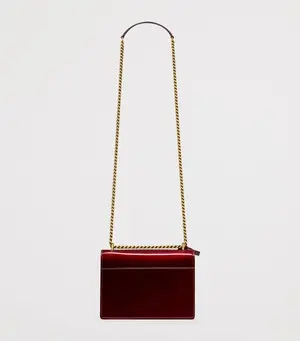 Saint Laurent Small Sunset Shoulder Bag - Red