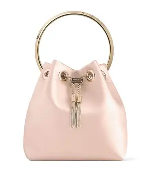 JIMMY CHOO Bon Bon Top-handle Bag - Nude