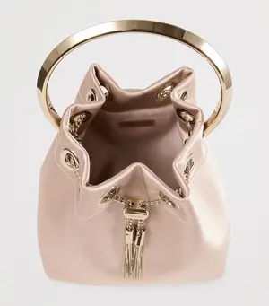 JIMMY CHOO Bon Bon Top-handle Bag - Nude
