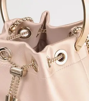 JIMMY CHOO Bon Bon Top-handle Bag - Nude