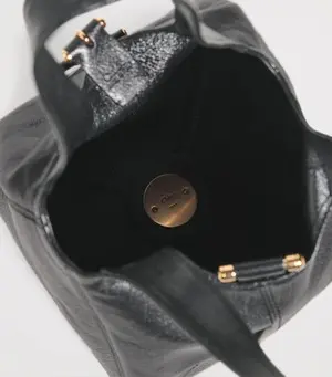 Chloé Small Leather Bucket Bag - Black