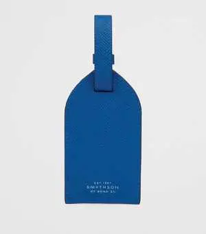 Smythson Panama Leather Luggage Tag