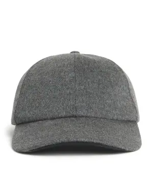 Sease Cashmere Baseball Cap - Grey