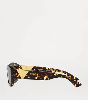 Bottega Veneta Acetate Sunglasses - Brown