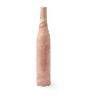 POLSPOTTEN Marble Heritage Bottle Candle Holder - Pink